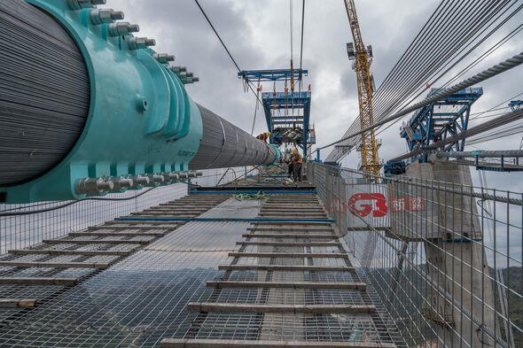 The world's tallest bridge that costs an incredible £216m is set to open