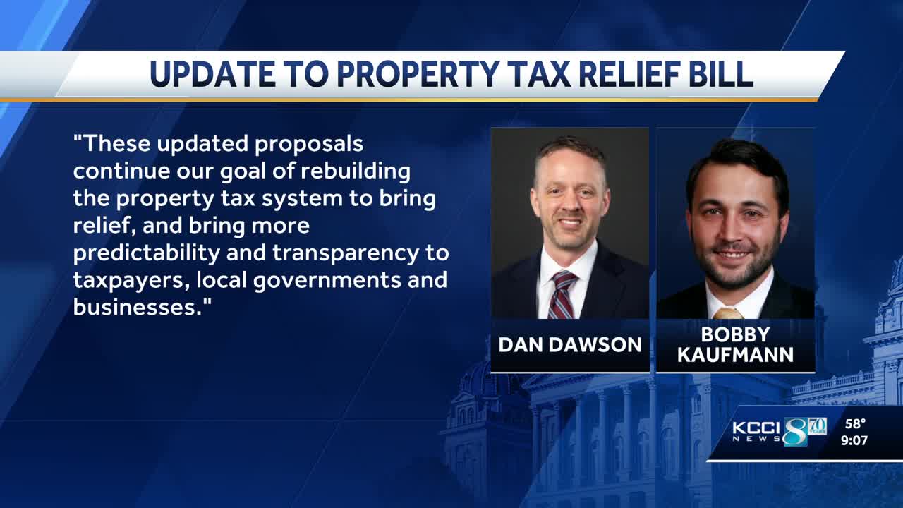 Iowa Republicans release updated property tax legislation
