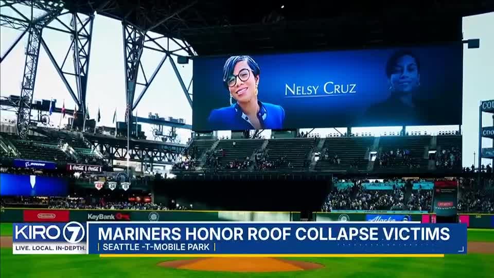 VIDEO: Mariners honor roof collapse victims