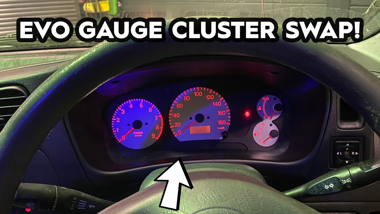 CE Lancer Evo 4 Gauge Cluster Swap ¦ Budget Evo Build