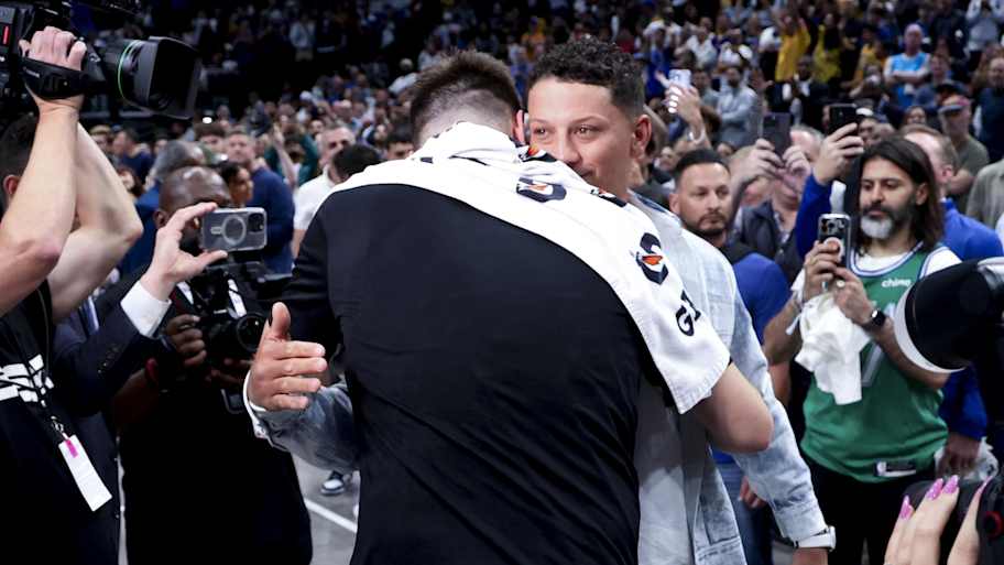 Luka Doncic Linked Up With Patrick Mahomes, Mark Cuban After Win in ...