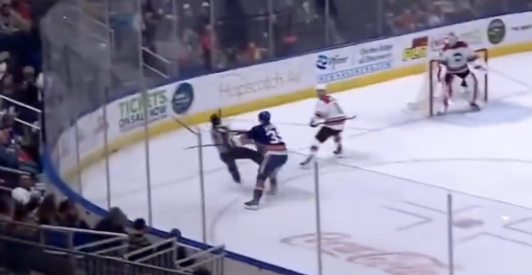 Islanders AHLer suspended 10 games after sending referee flying into boards