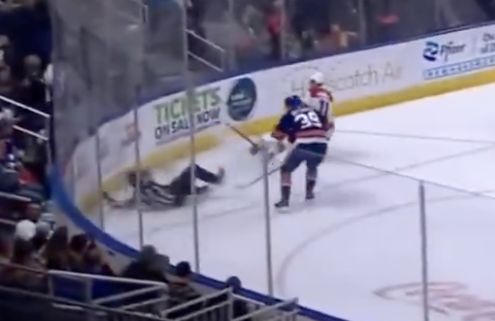 Islanders AHLer suspended 10 games after sending referee flying into boards