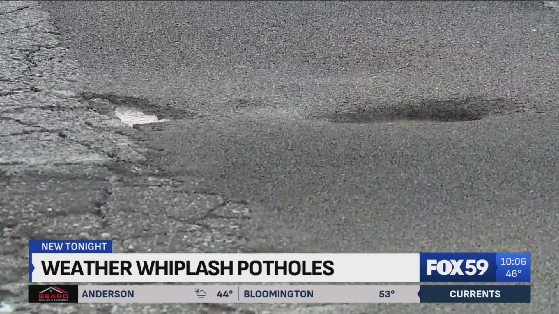 INDOT crews busy with 130+ open pothole reports