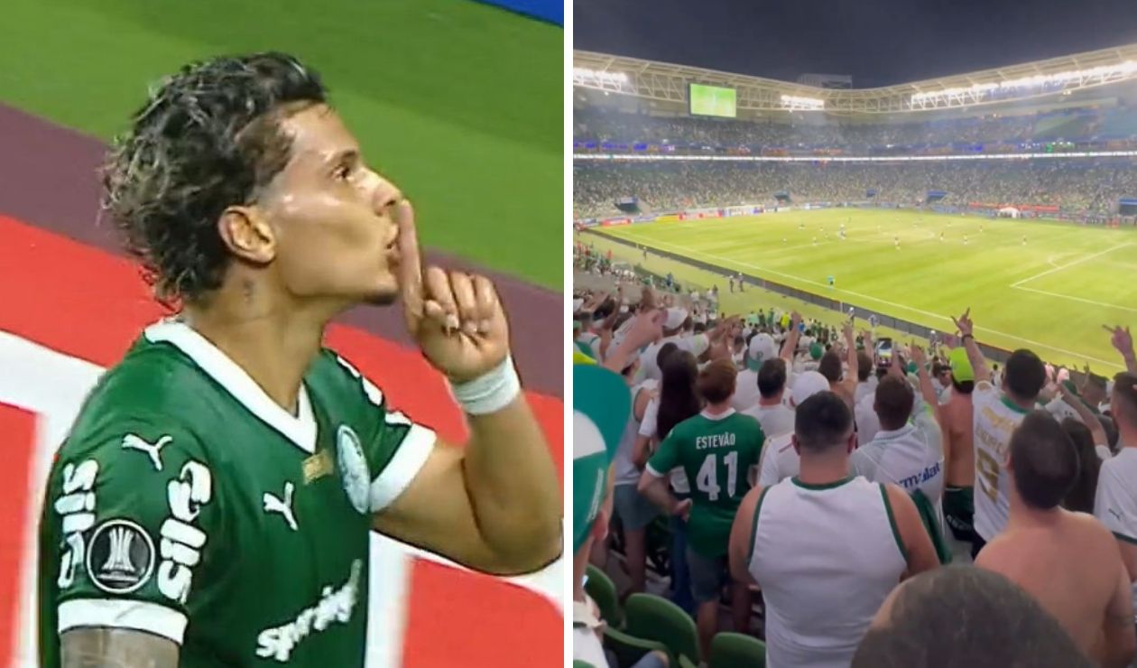 Se rompió todo: Ríos mandó a callar y los hinchas de Palmeiras estallaron
