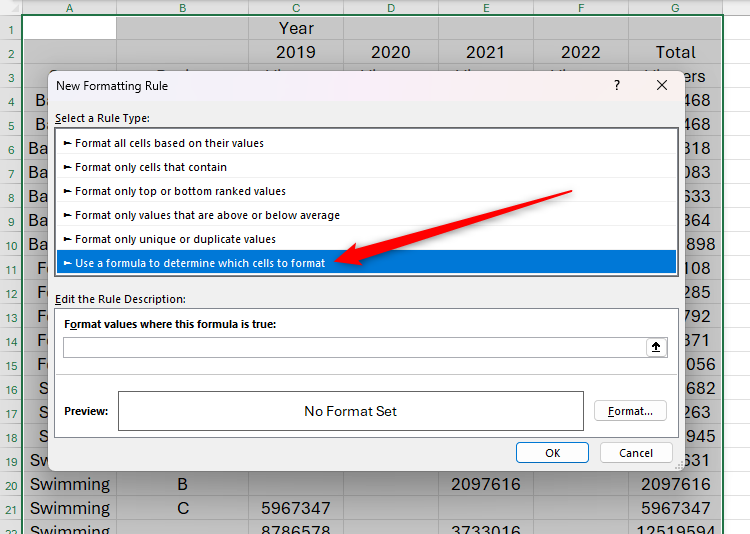 How to Format a Spilled Array in Excel