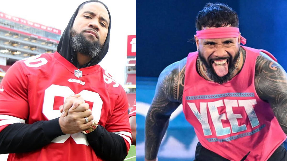 Jey Uso's college football background, like his WWE family members, was ...