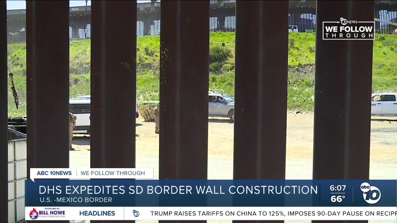 Homeland Security issues waiver to spur border wall construction in SD ...