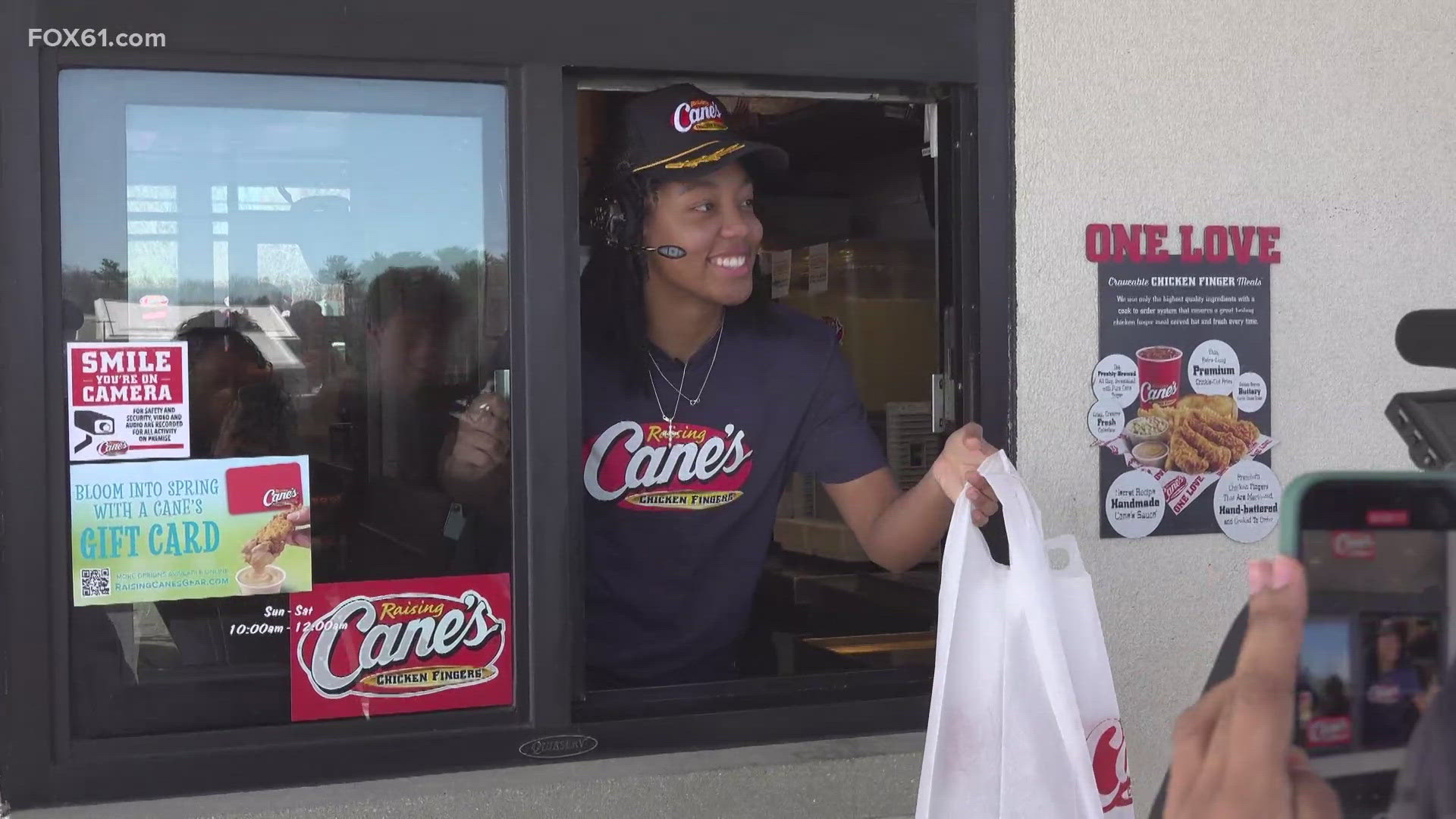 UConn national champions Azzi Fudd and KK Arnold make Raising Cane's ...