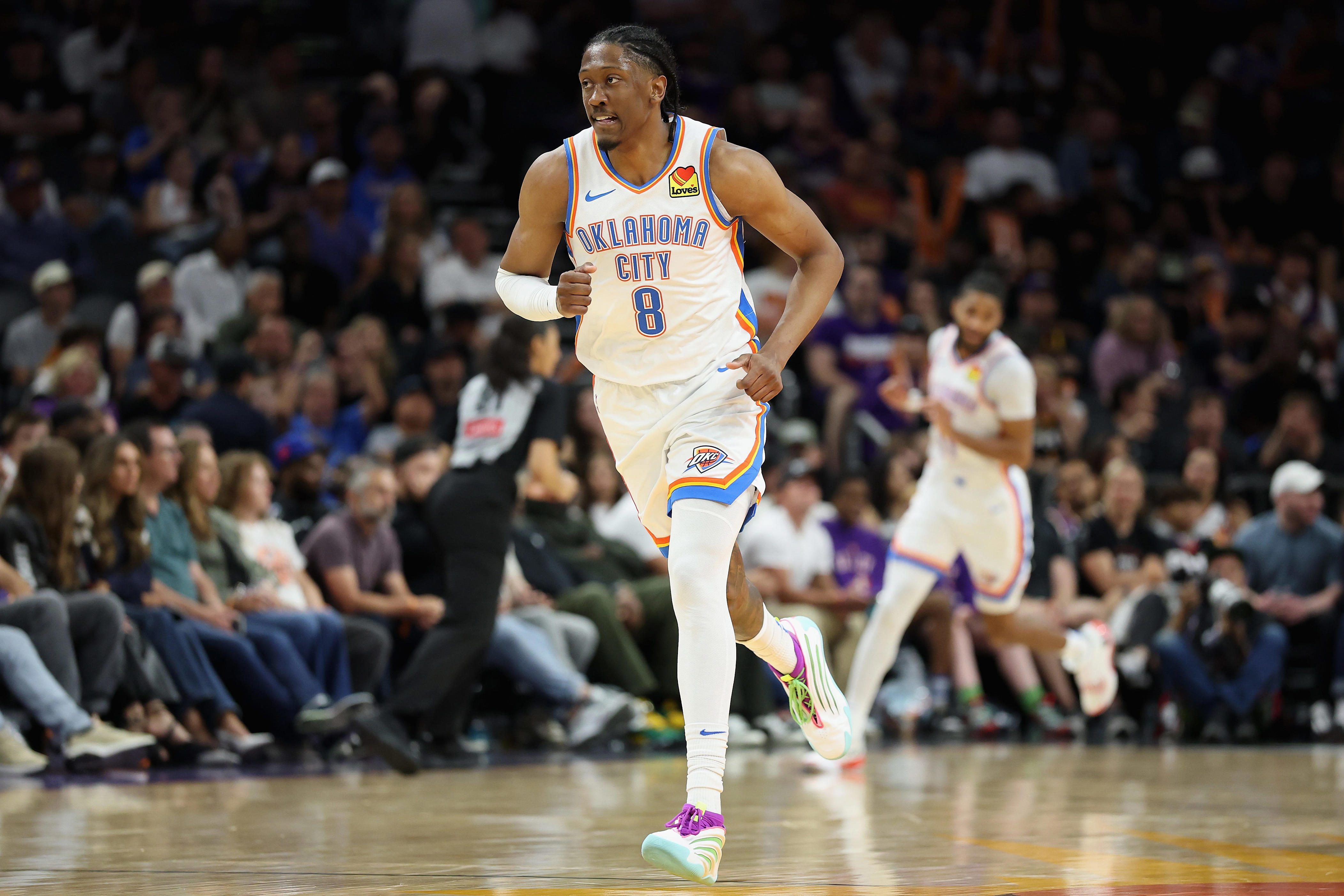 Jalen Williams fuels OKC Thunder past Suns to wrap up home-court ...