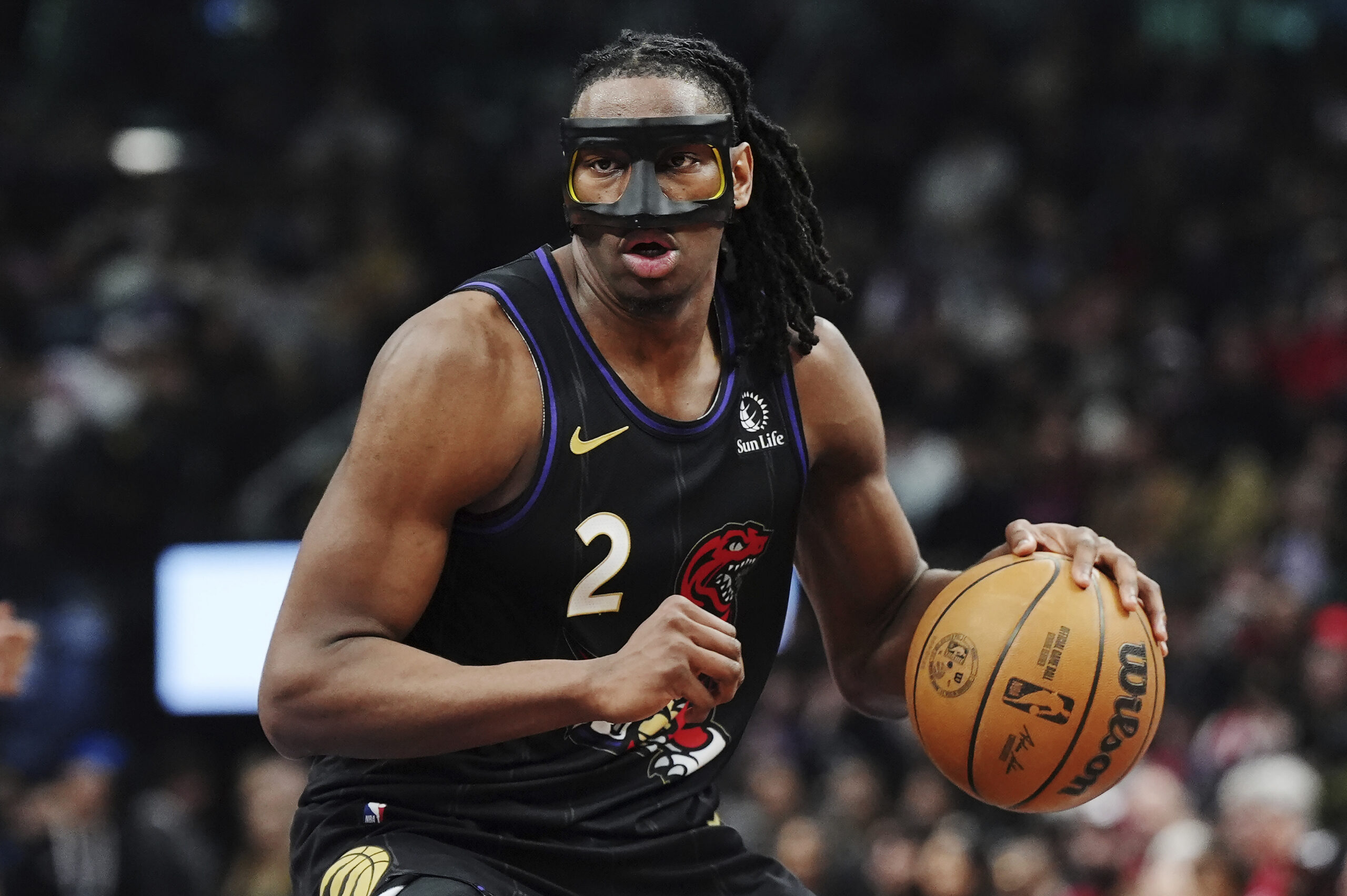 NBA: Jonathan Mogbo’s first triple-double lifts Raptors past Hornets