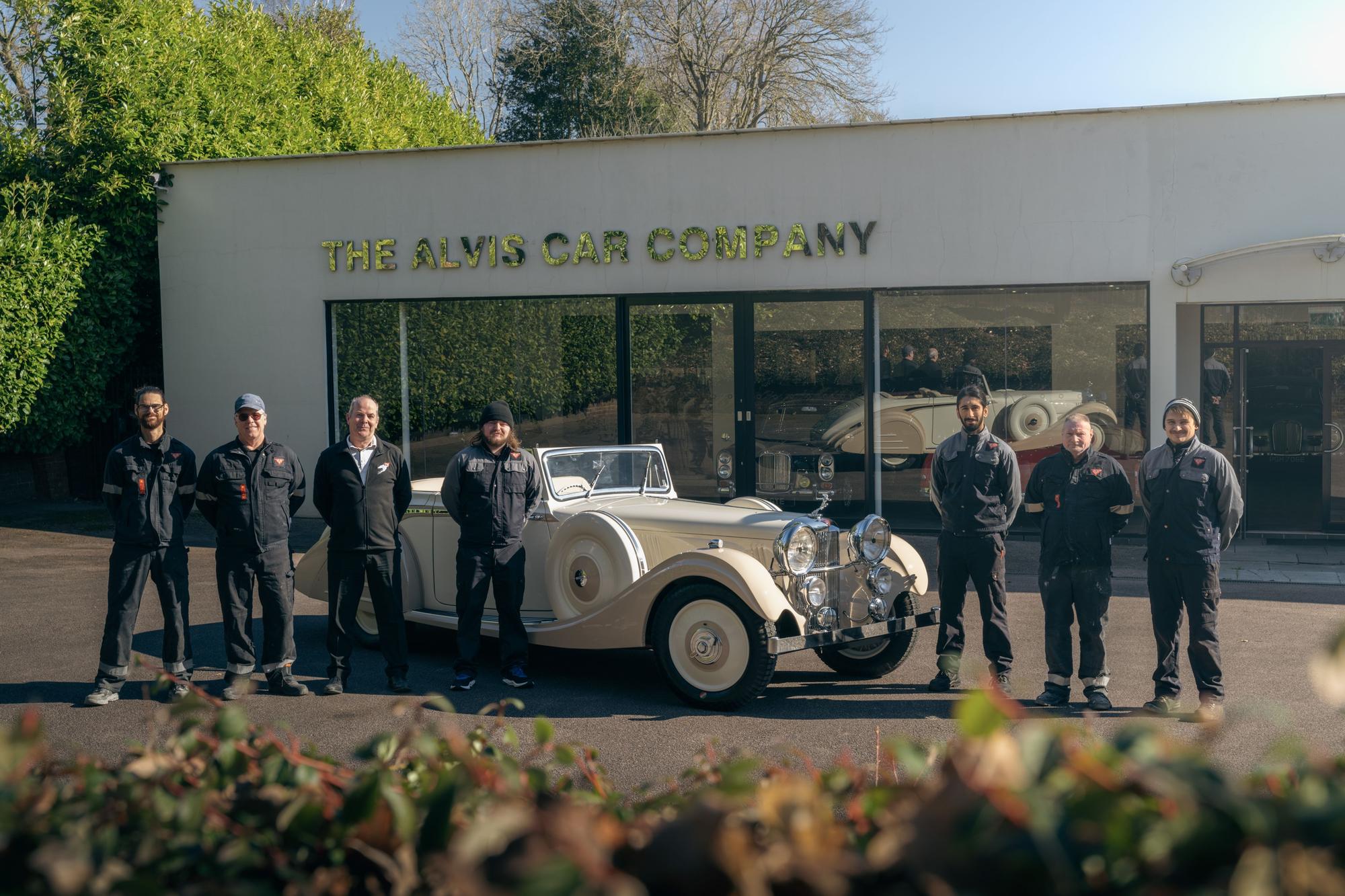 Alvis of Kenilworth delivers its latest Lancefield continuation car, 88 ...