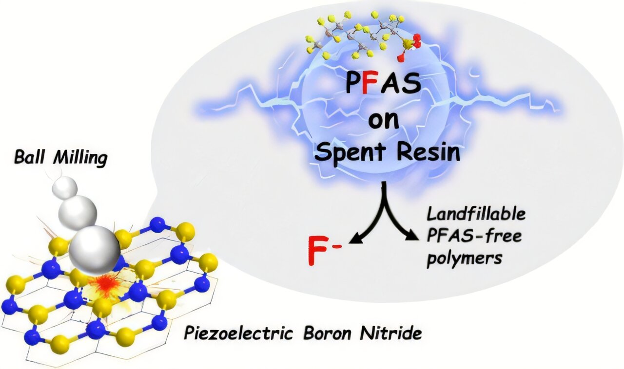 Solvent-free method developed to destroy PFAS on spent sorbents