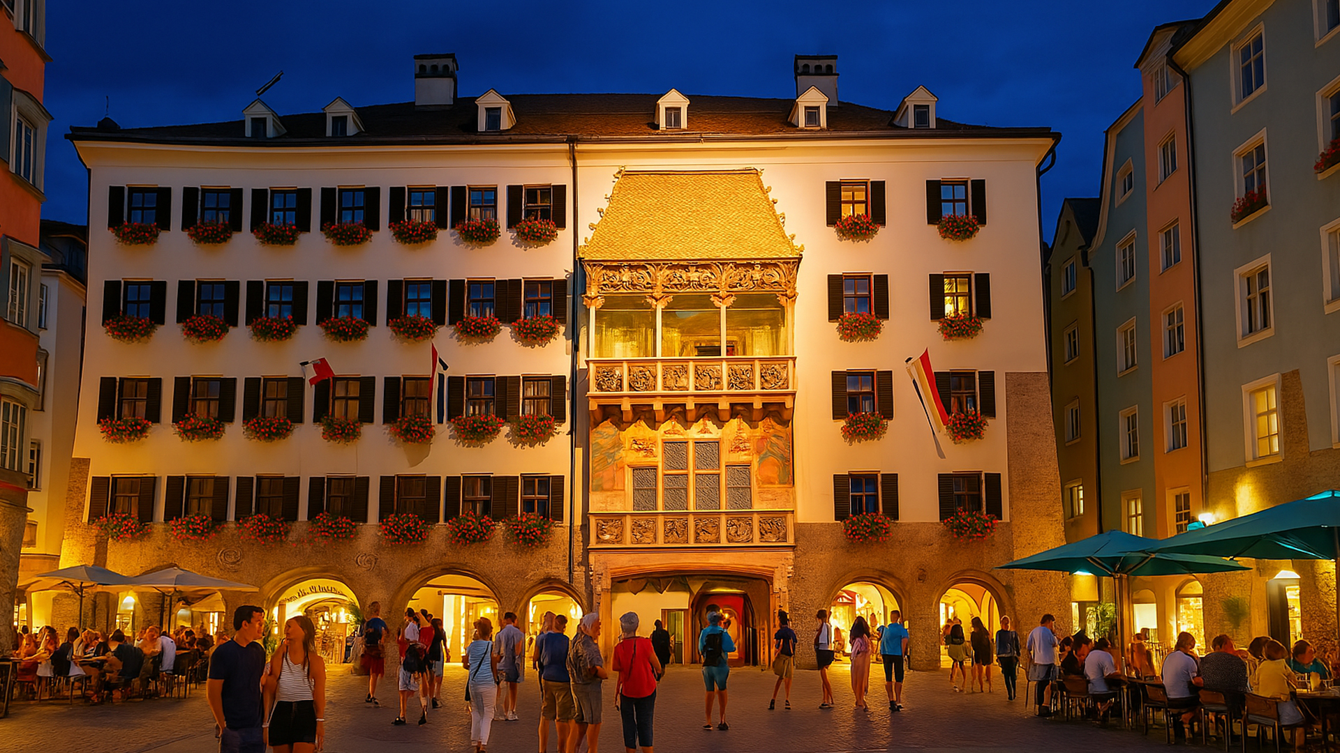 Discover Innsbruck, Austria – The Most Scenic Evening Walk in Tyrol (4K)