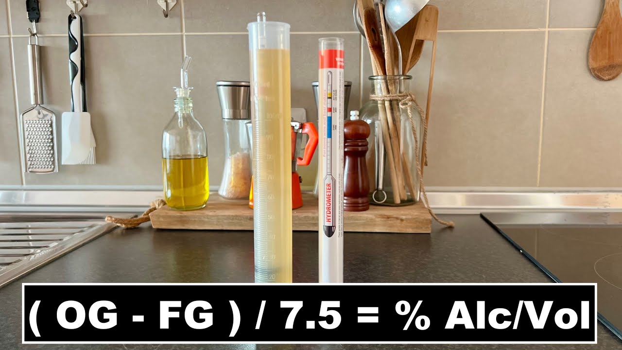 DENSIMETER or HYDROMETER - How to Calculate the Alcohol Content of ...