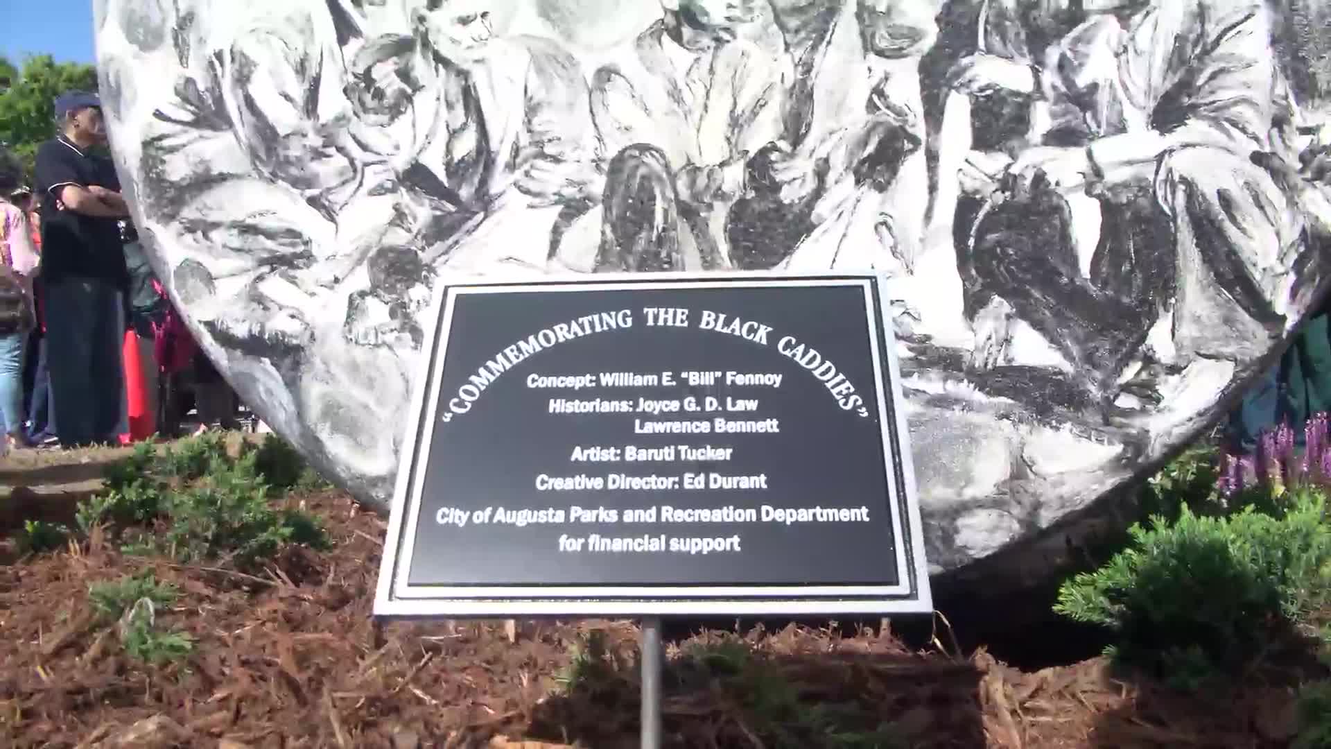 New monument honors Black caddies at Masters Tournament in Augusta