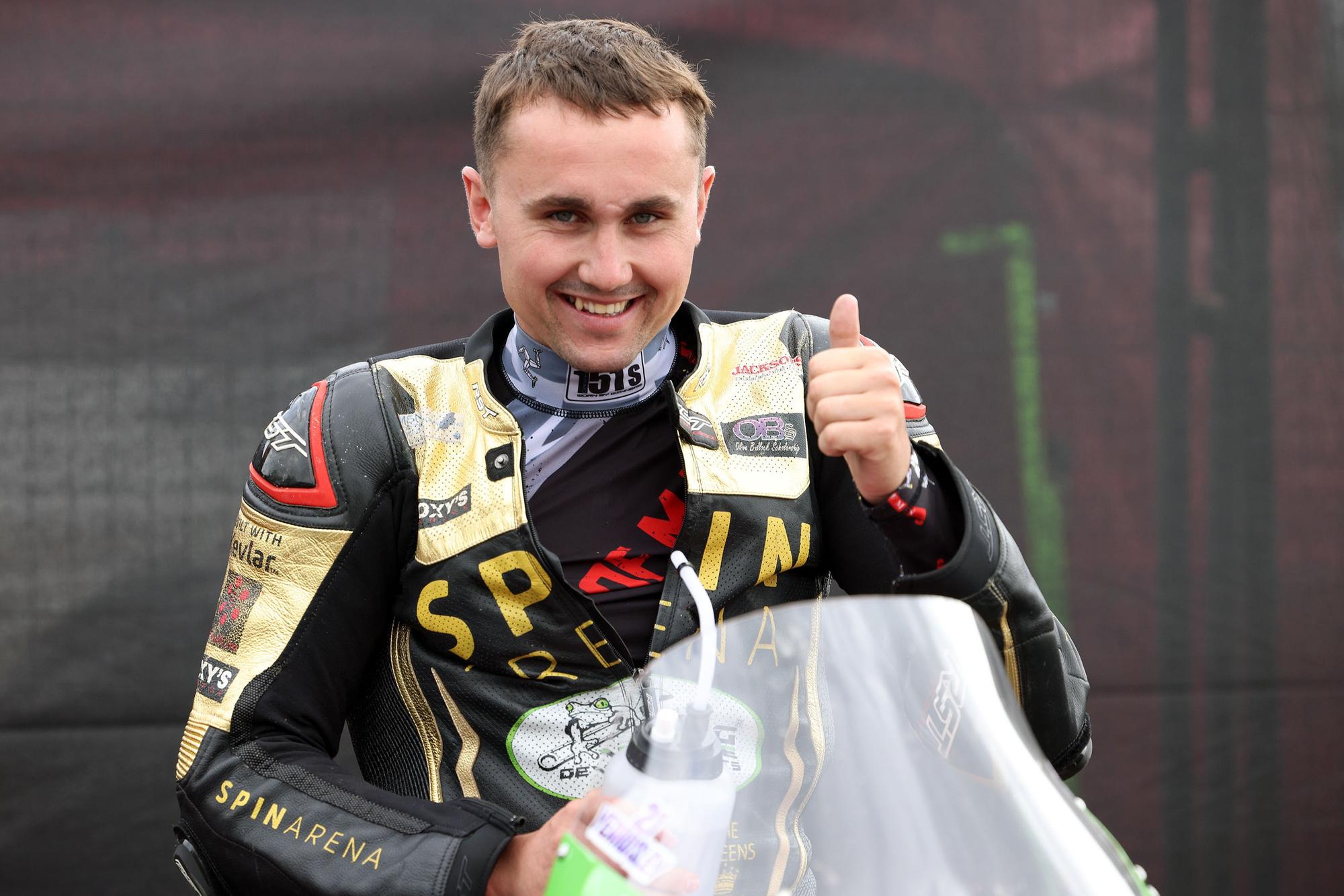 Northern Ireland's Scott Racing team provides Manxman Joe Yeardsley with ex-Mike Browne Aprilia ...