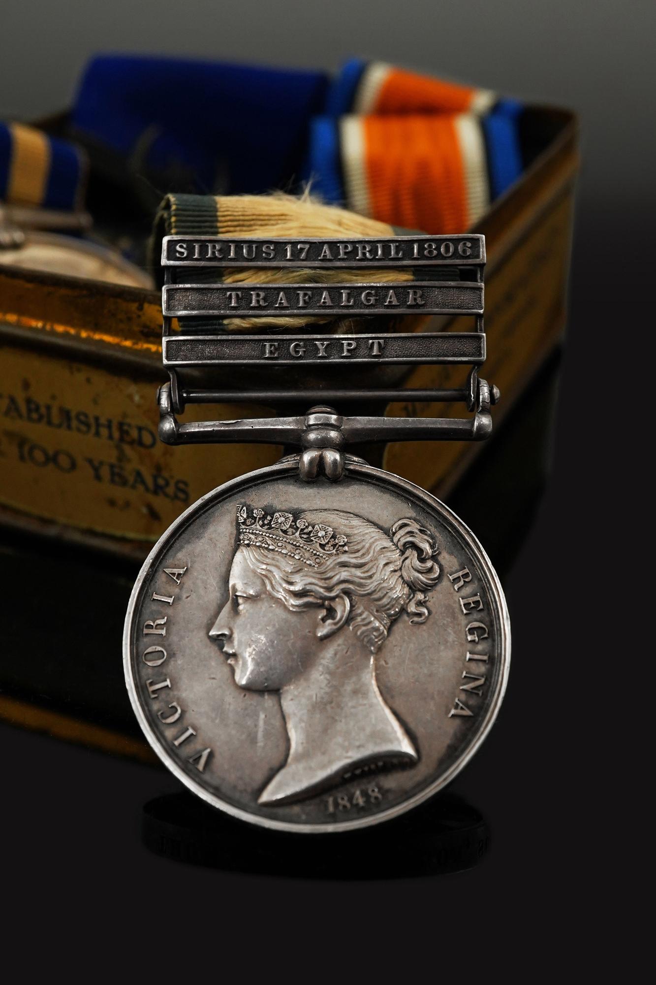 Trafalgar medal is star lot at Lewes auction