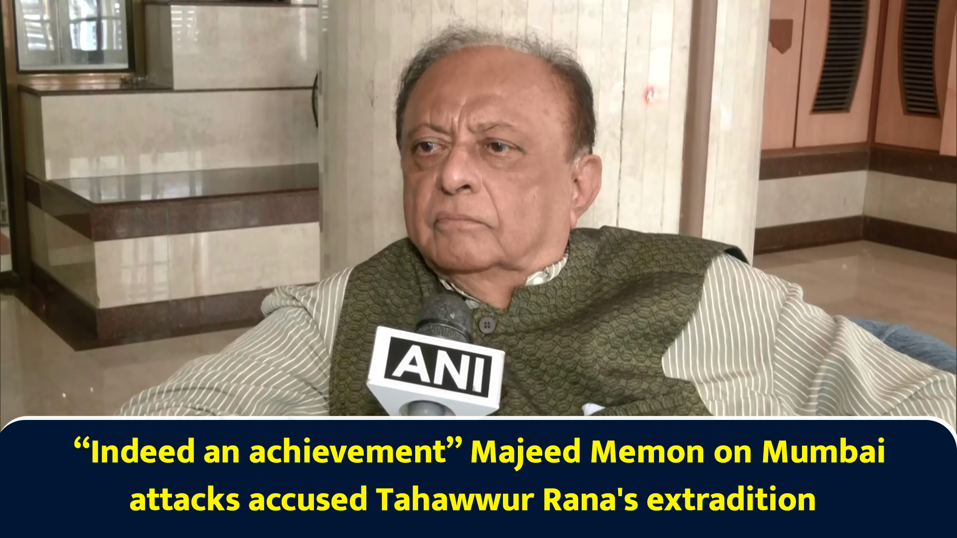 “Indeed an achievement” Majeed Memon on Mumbai attacks accused Tahawwur ...