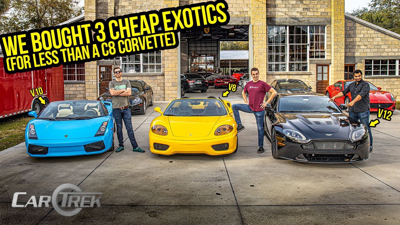 We Bought 3 CHEAP Supercars Instead of a C8 Corvette - Huge Mistake?