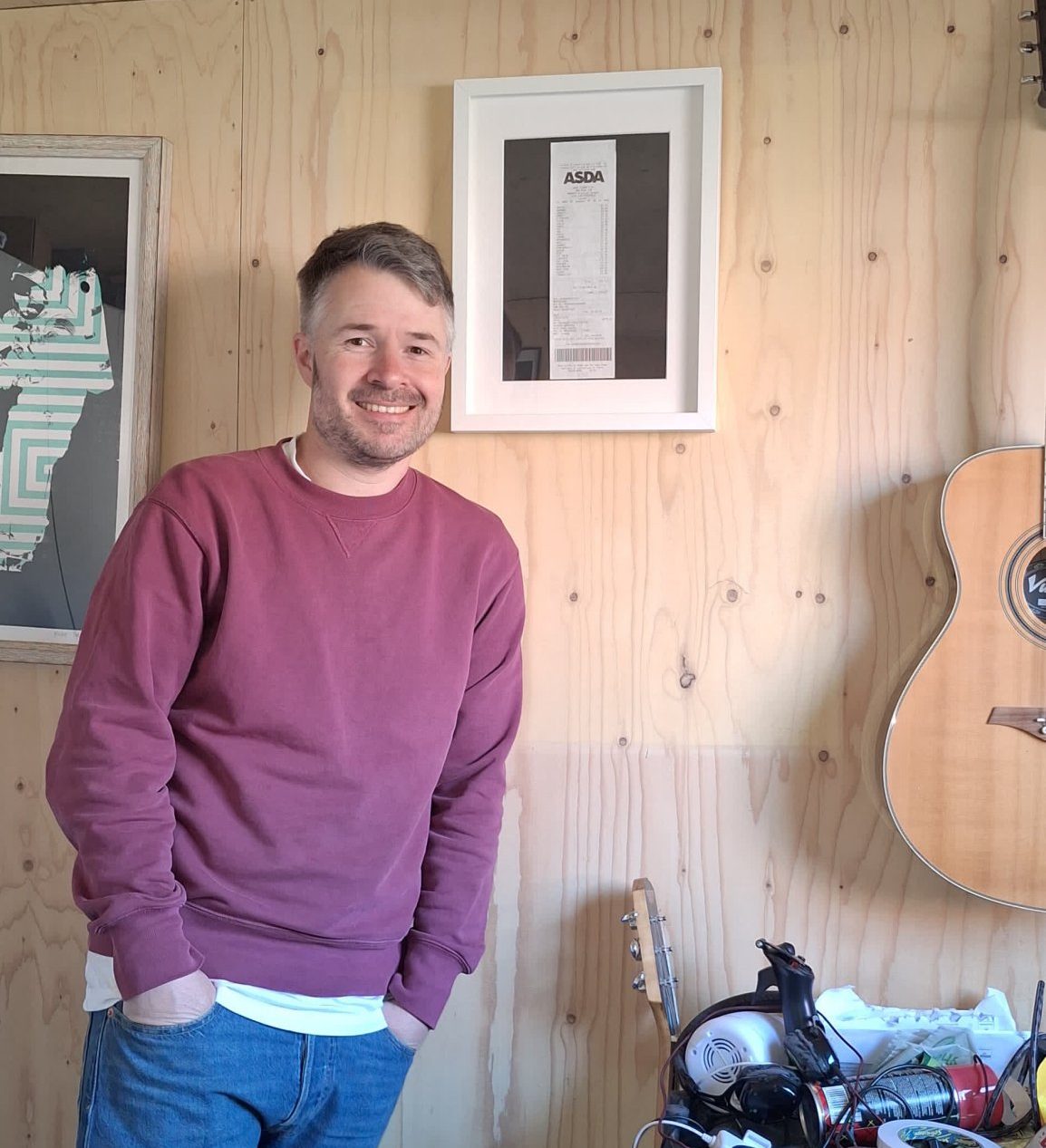 Receipt artist creates supermarket bills with A to Z of items and a ...