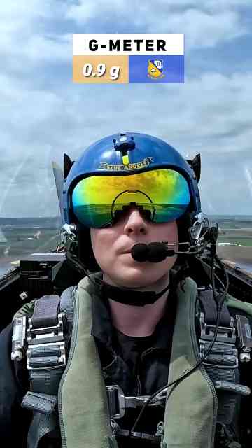 Pulling 7Gs in an F-18 Fighter Jet
