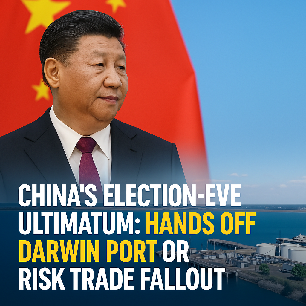China’s Election-Eve Ultimatum: Hands Off Darwin Port or Risk Trade Fallout
