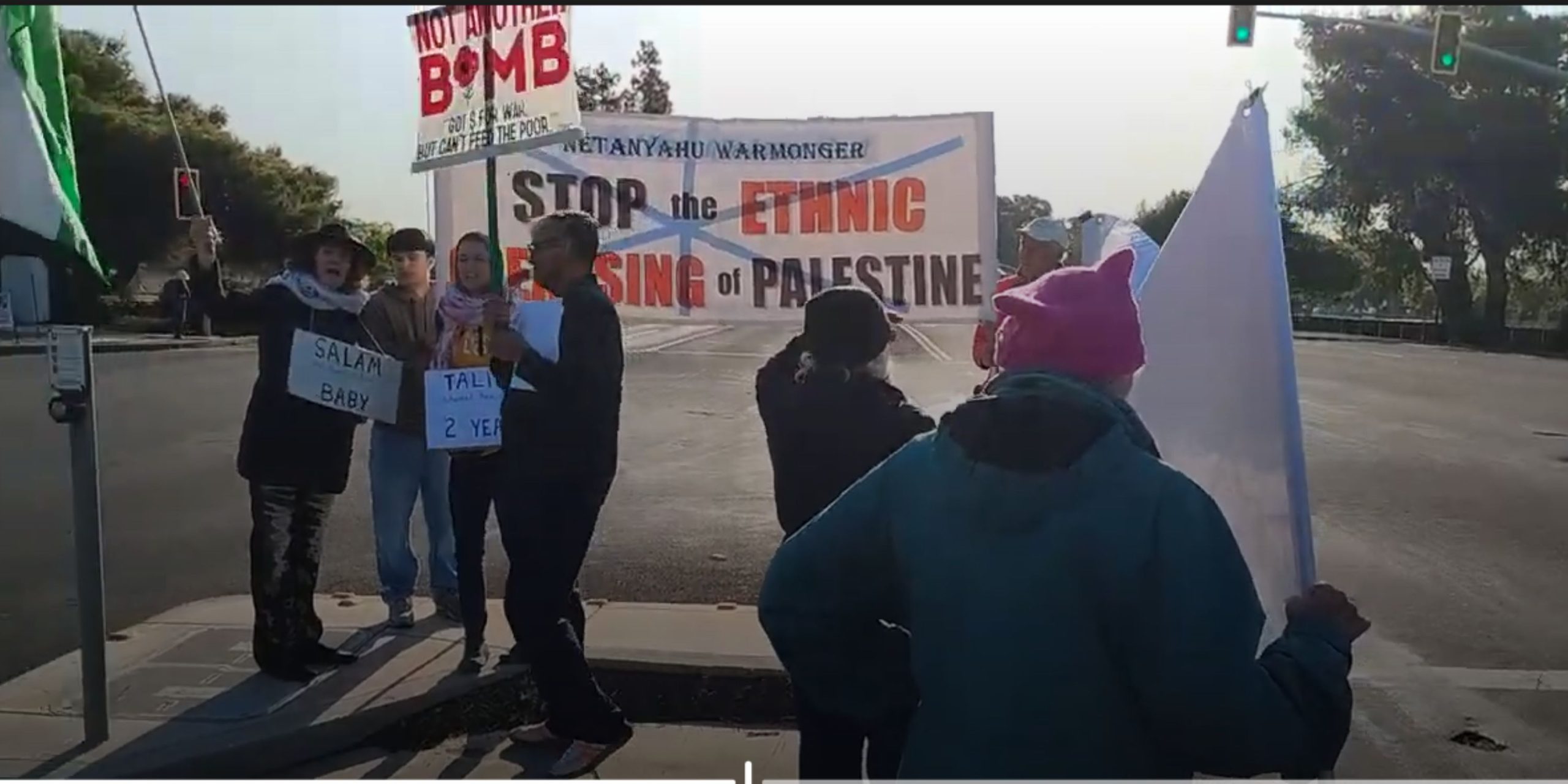 A dozen pro-Palestine protesters arrested after blocking Travis Air ...