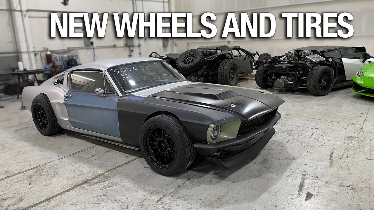 Mid Engine 67 Ford Mustang Fastback - New Wheels & Tires And Wide Body ...