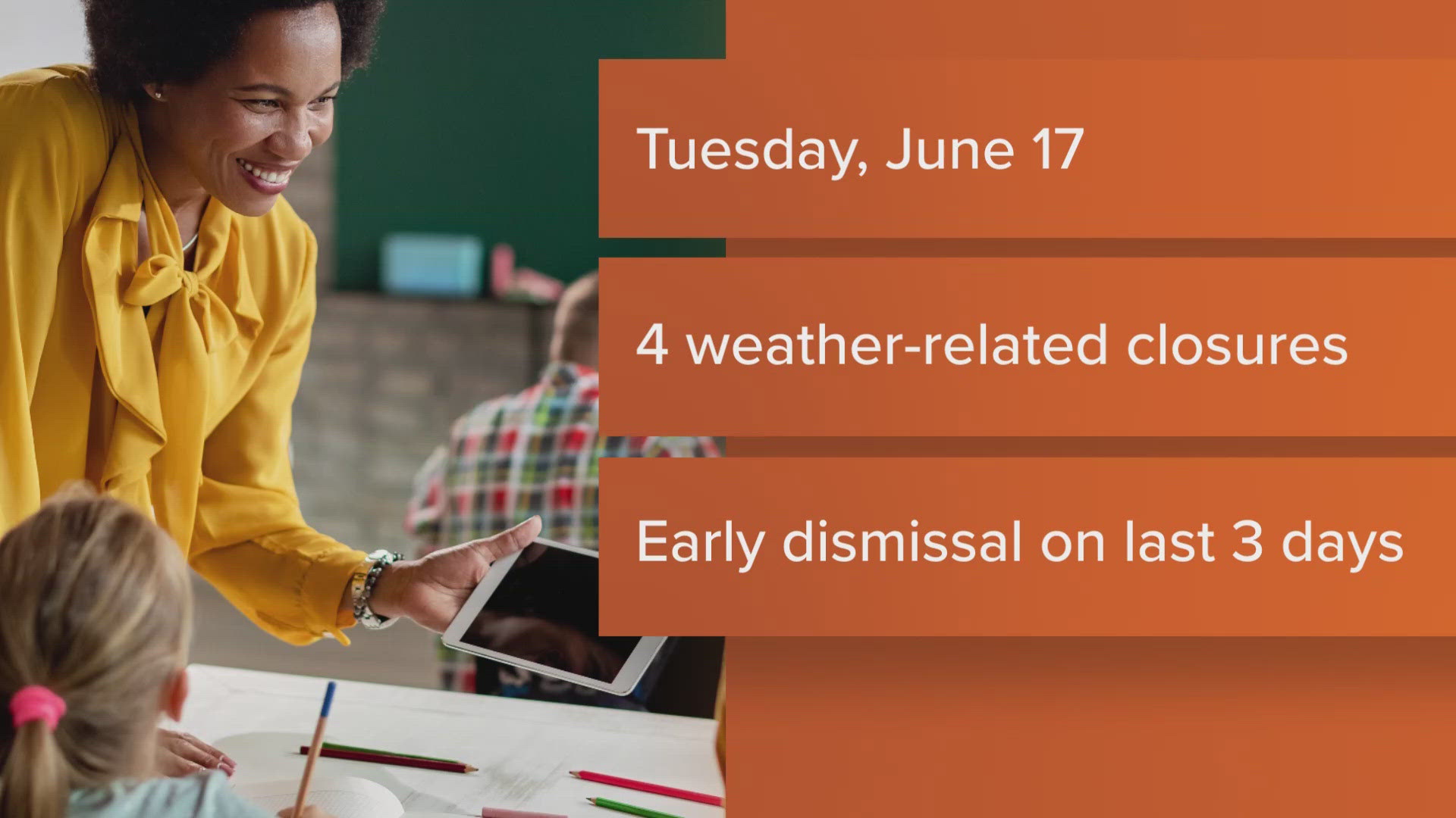 MCPS school year extended to make up for weather-related closures