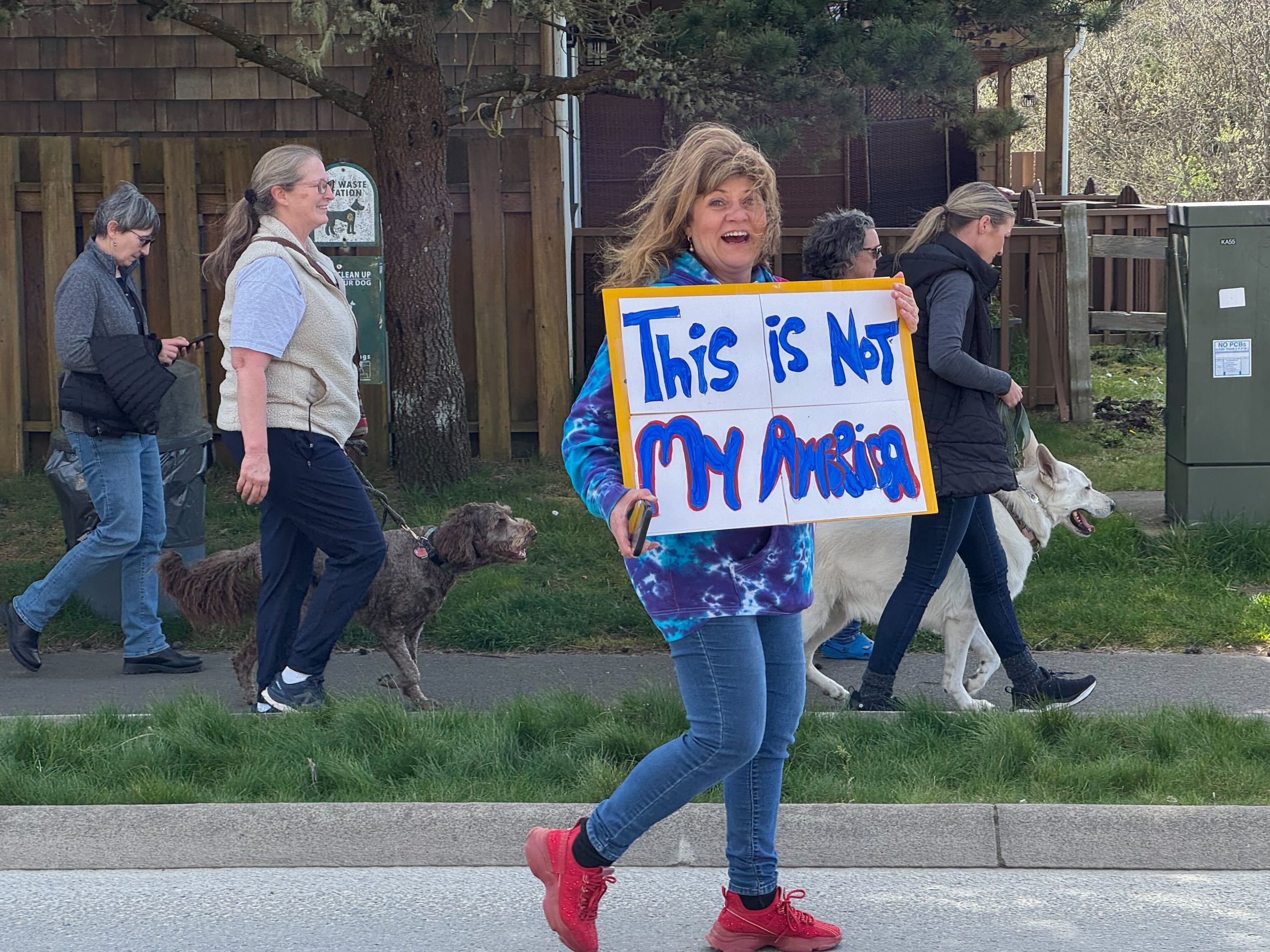 Not Just a Blue Dot in a Sea of Red: April 5th Protests Across Rural ...