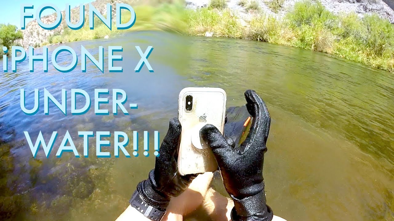 I Found an iPhone X Underwater!