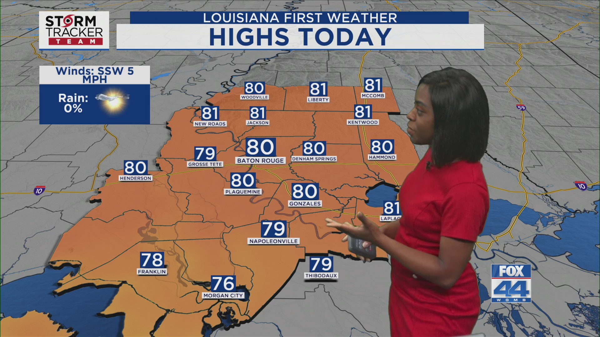 Thursday Morning Forecast for Baton Rouge 4-10-25: Nice Weather Lasting ...