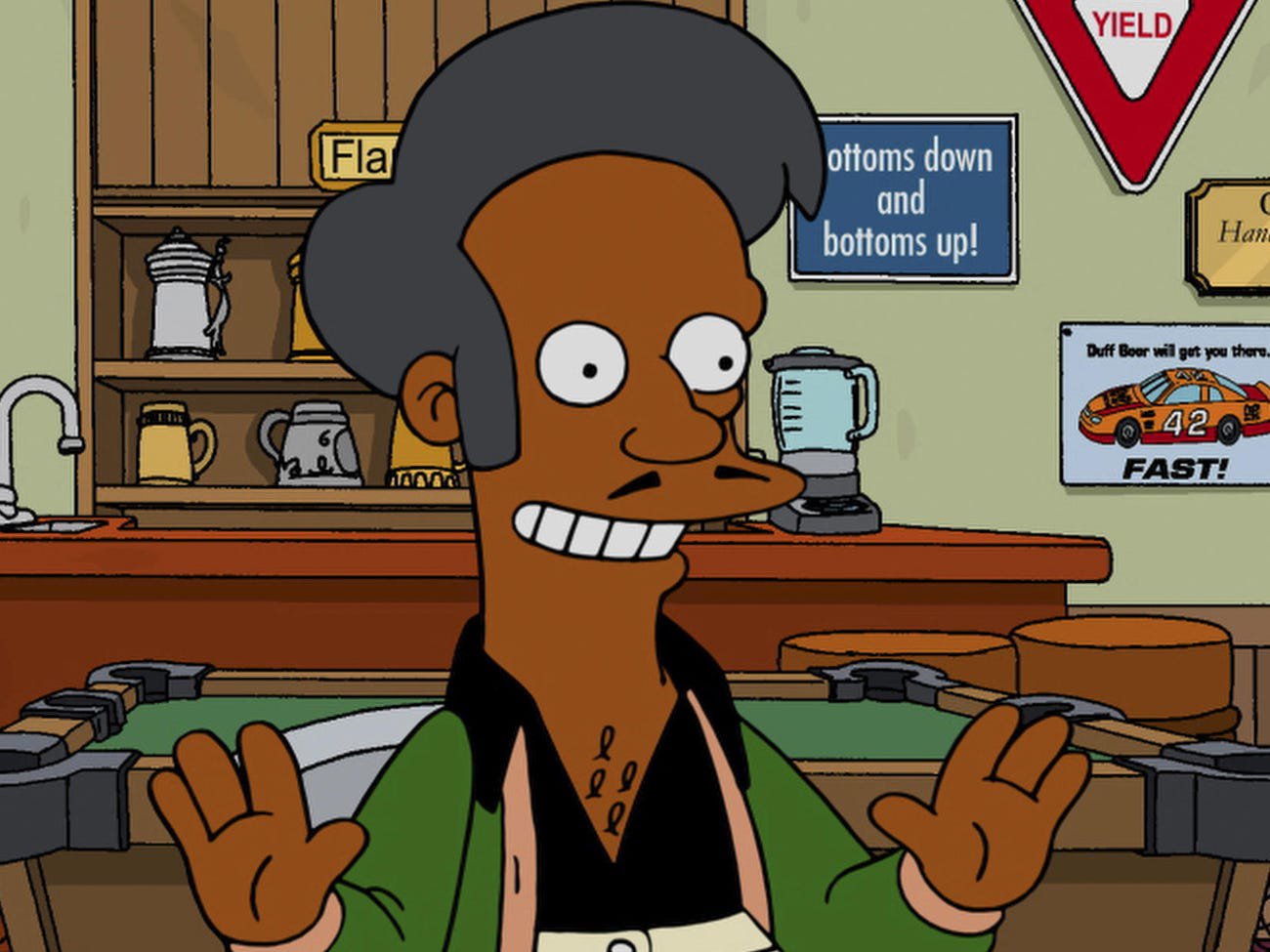 Apu still hasn't spoken on The Simpsons for 8 years