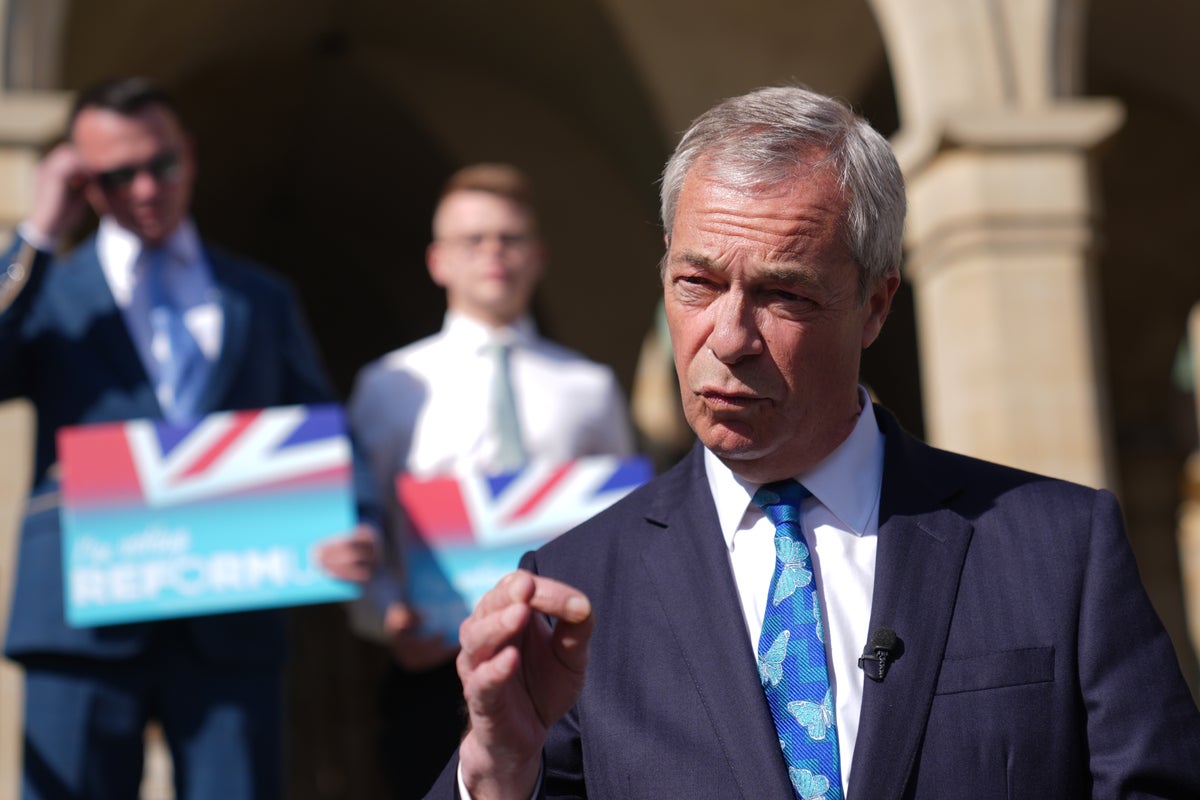 Watch: Nigel Farage makes Reform UK campaign speech in Durham in run-up ...