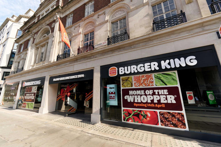 Burger King® UK announces grand opening at London's Strand, bringing ...