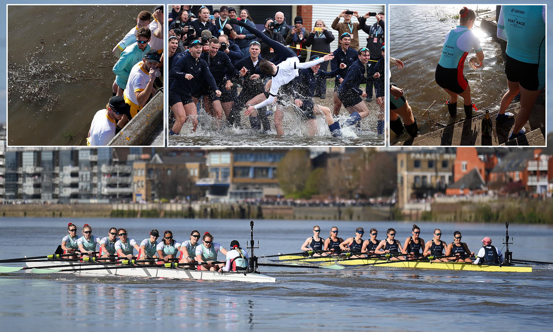 Boat Race E.coli fears as filthy River Thames' water puts Oxford and ...