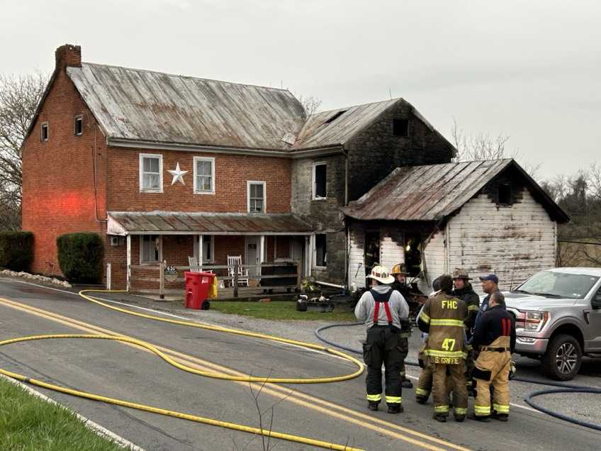 Woman, child escape from morning house fire