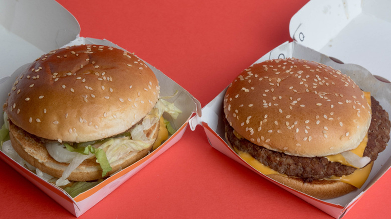 The Difference Between A Mcdonald S Big Mac And A Double Quarter Pounder