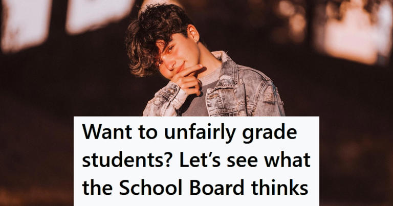 Unfair Teacher Gave Him Good Grades Even When He Turned In Terrible ...