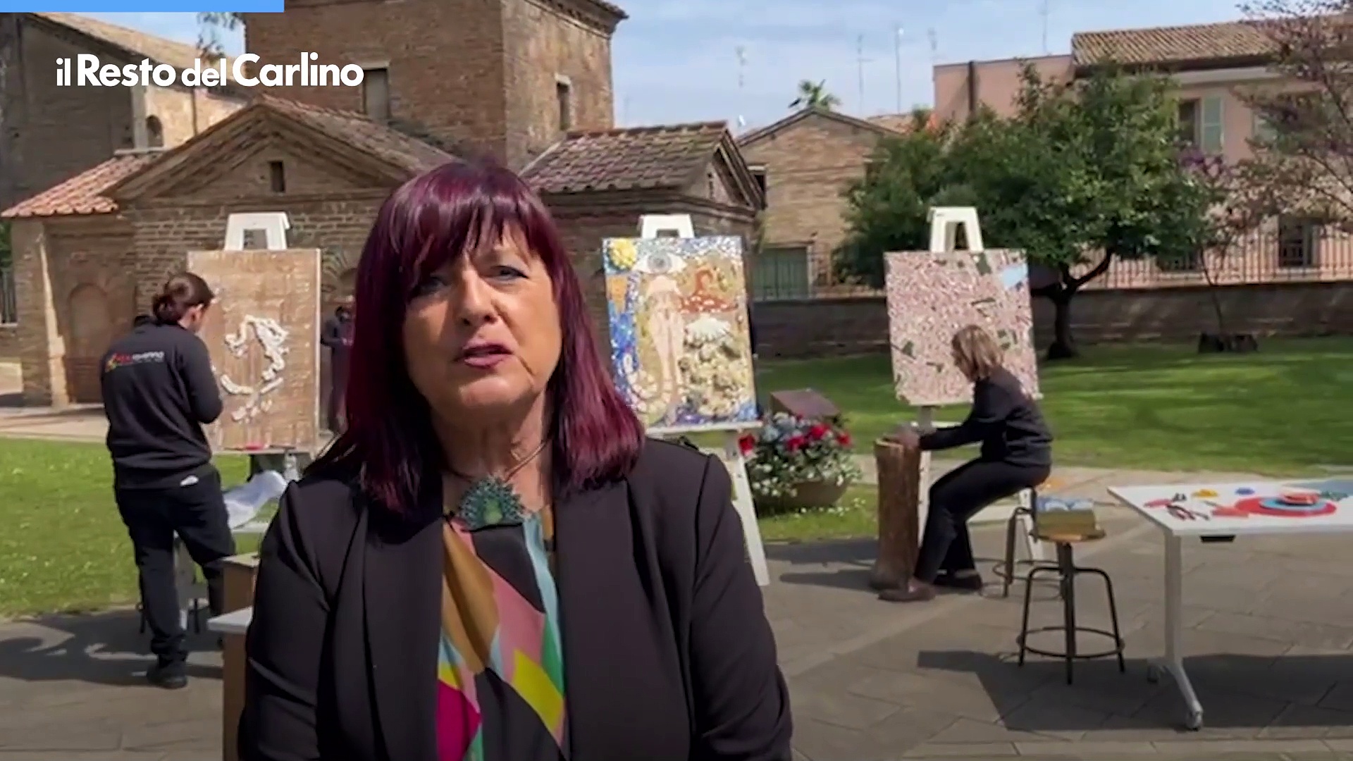 Il mosaico per il re e la regina spiegato da Paola Babini