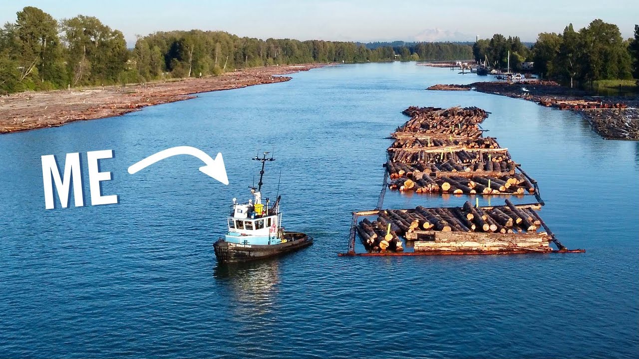 12 hrs on a TUGBOAT - Dangers of a Log Runner