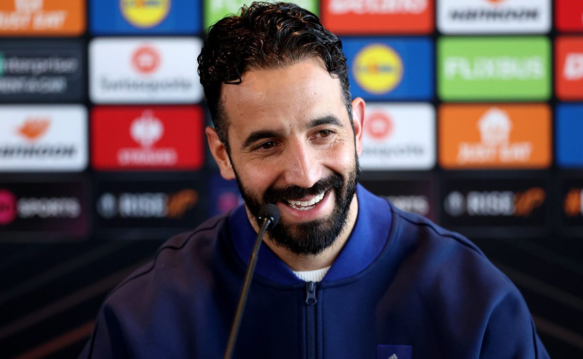 Ruben Amorim antevê Lyon x Manchester United e minimiza “briga” entre ...