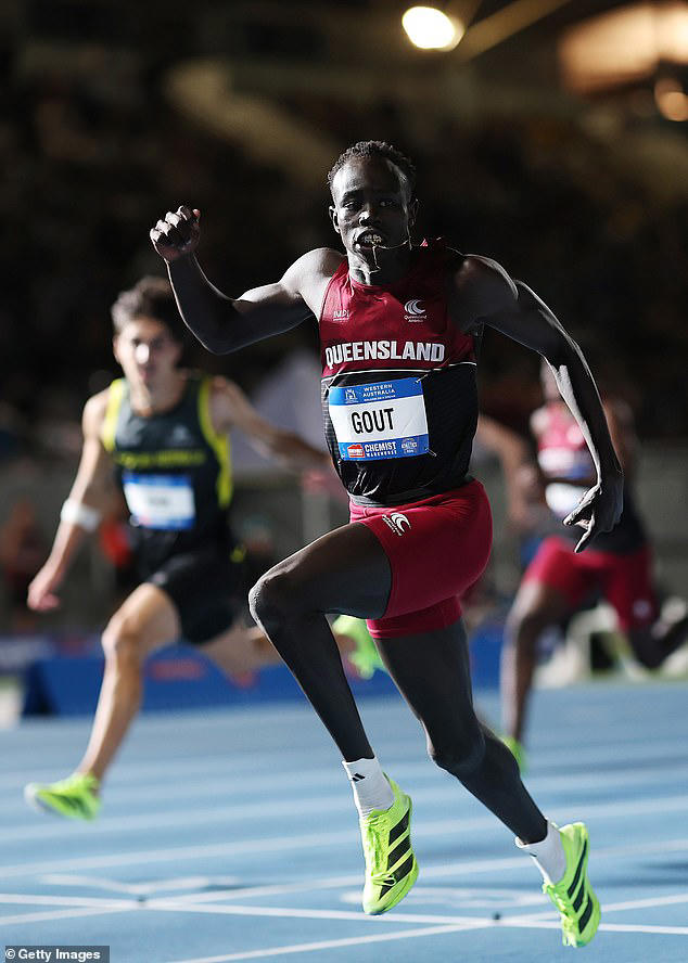 Extraordinary scenes as Aussie sprinter Gout Gout stuns the sporting world with major milestone