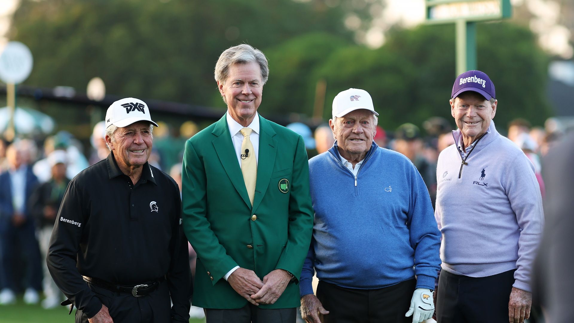 The 2025 Masters Begins As Honorary Starters Hit Opening Tee Shots On ...