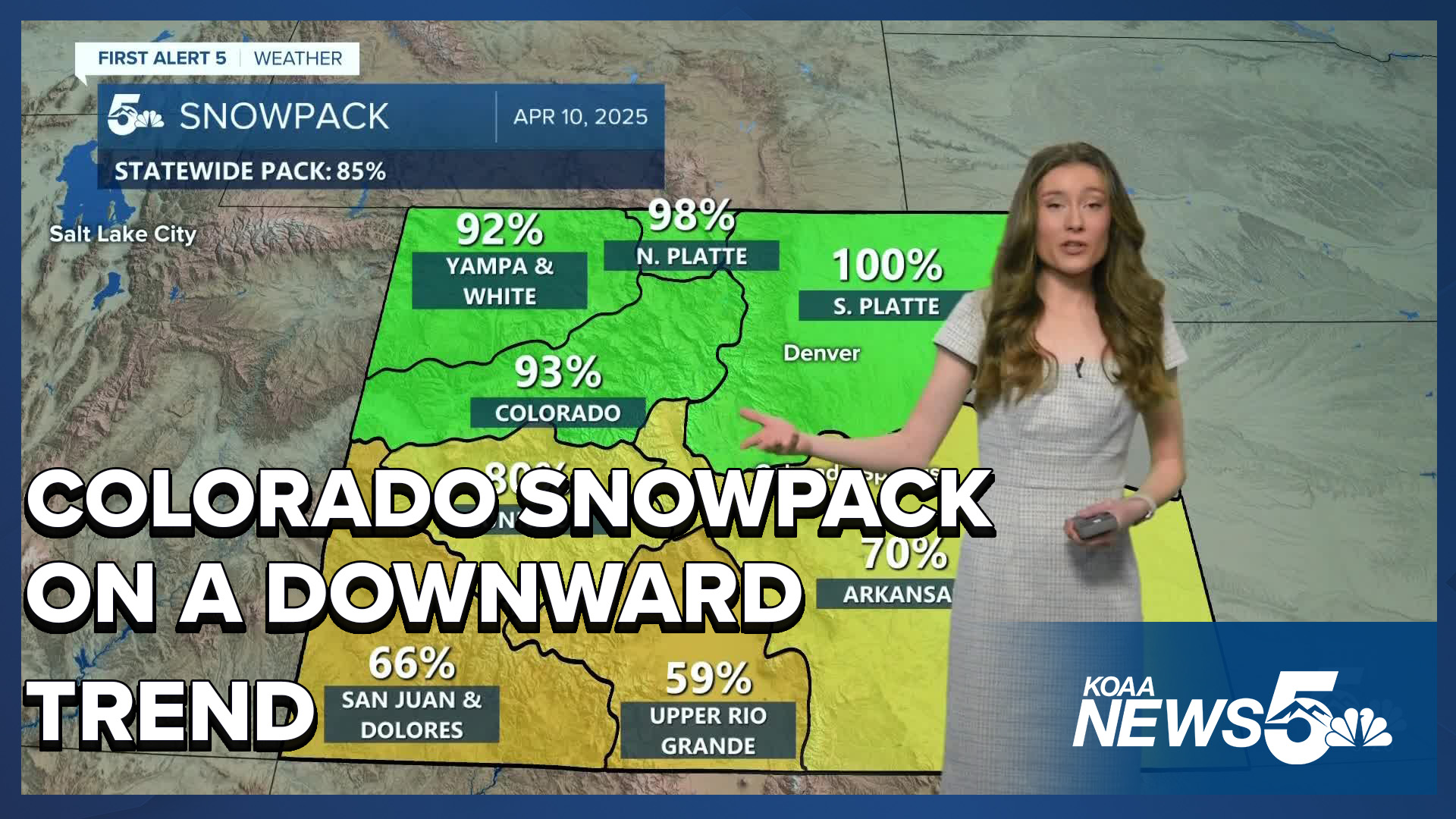 Colorado Snowpack Peaks Early This Year Along With A Downward Trend Ahead