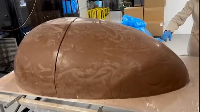 A look at the UK's 'biggest and heaviest' easter egg