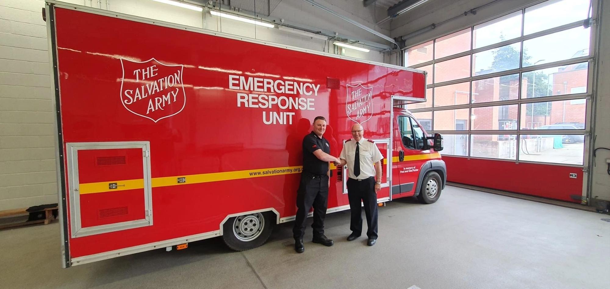 Salvation Army’s emergency support vehicle in Surrey gets first call out