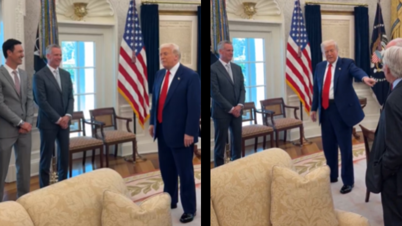 Watch: Donald Trump accused of market manipulation after 'friends make ...