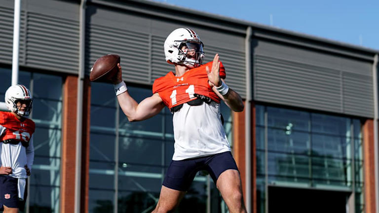 New Auburn QB Jackson Arnold on Spring Practice: 'Best One By Far'